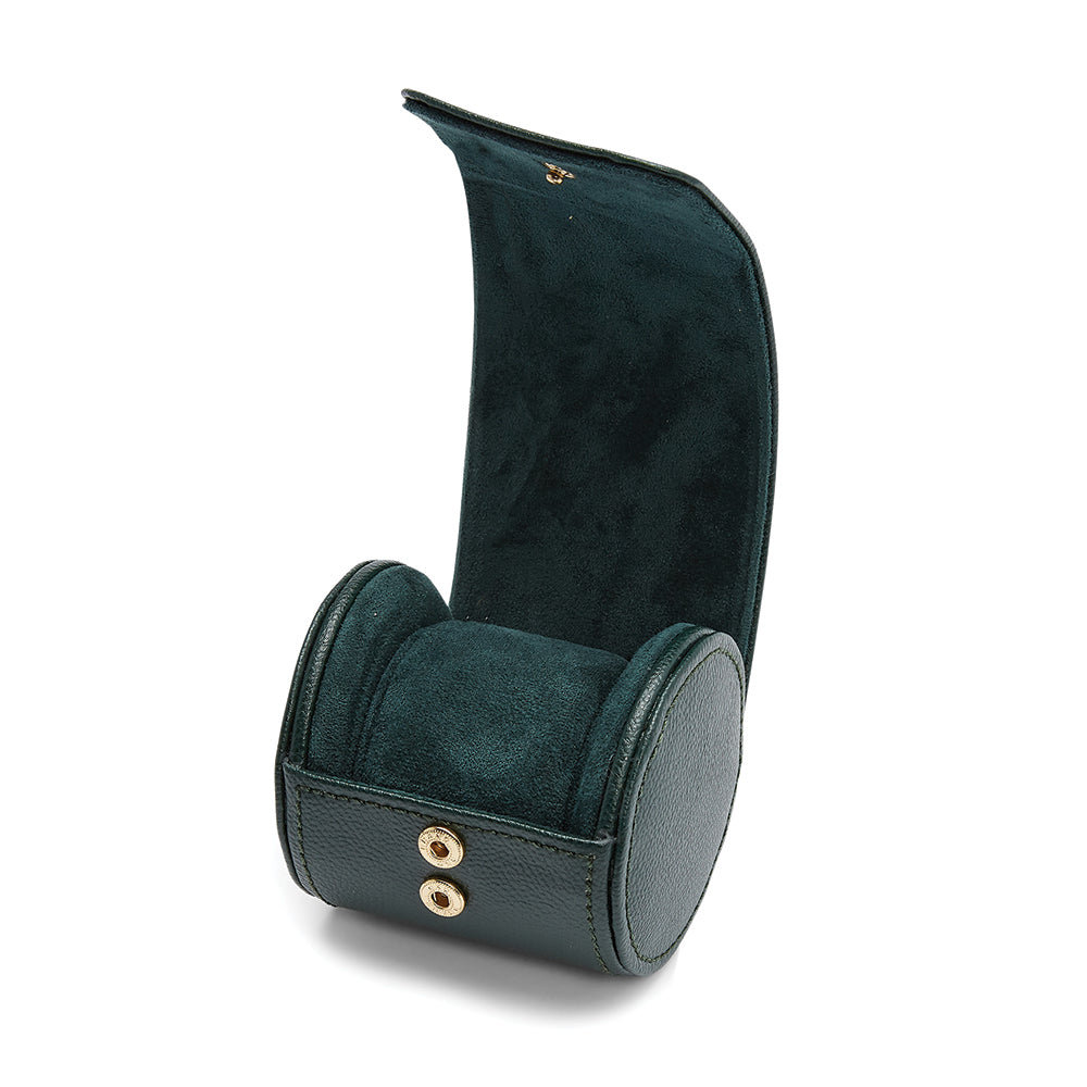 British Racing Single Watch Roll - Green | Teddy Baldassarre