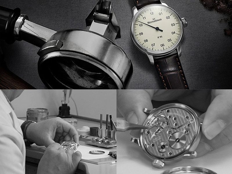 Neo Sapphire 36mm - Sunburst Blue on Leather Strap | Teddy Baldassarre