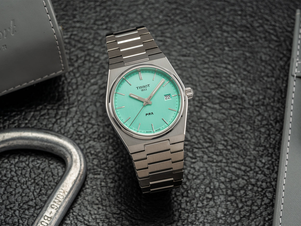 PRX Quartz 35mm - Mint on Bracelet | Teddy Baldassarre