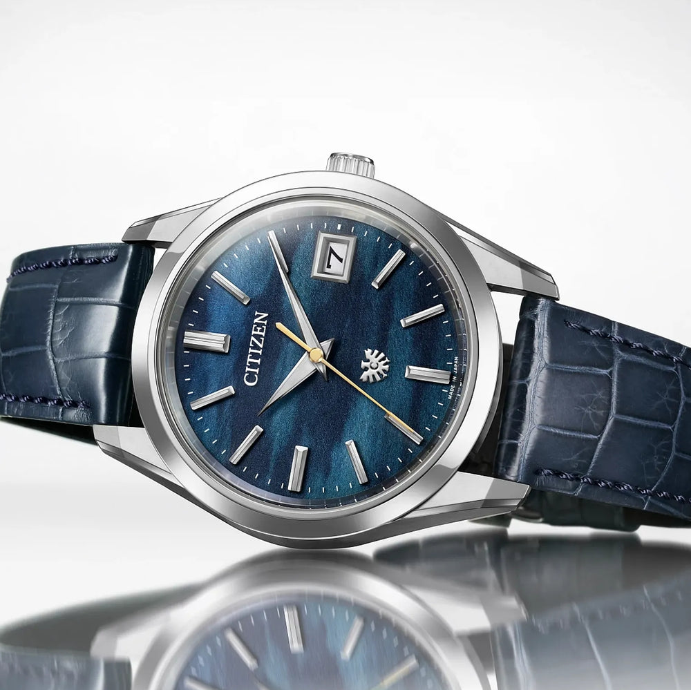 The CITIZEN Super Titanium™ Limited Edition 38.3mm - Blue on Leather S ...