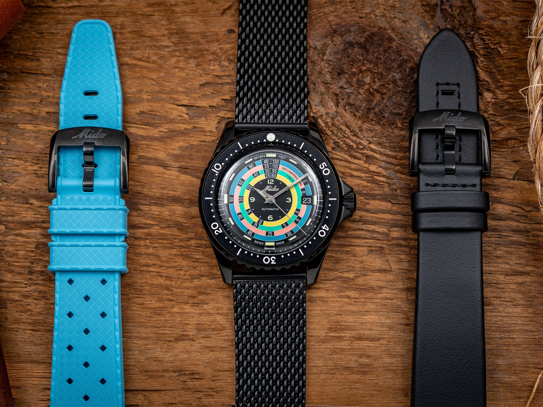 Ocean Star Decompression Timer 1961 Limited Edition 40.5mm - Black on ...