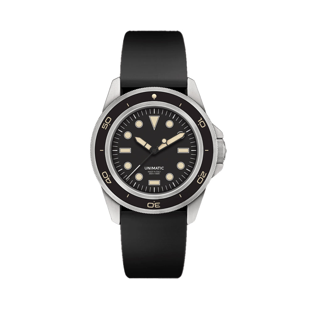 U1-DHB Limited Edition 41.5mm - Black on TPU Strap | Teddy Baldassarre