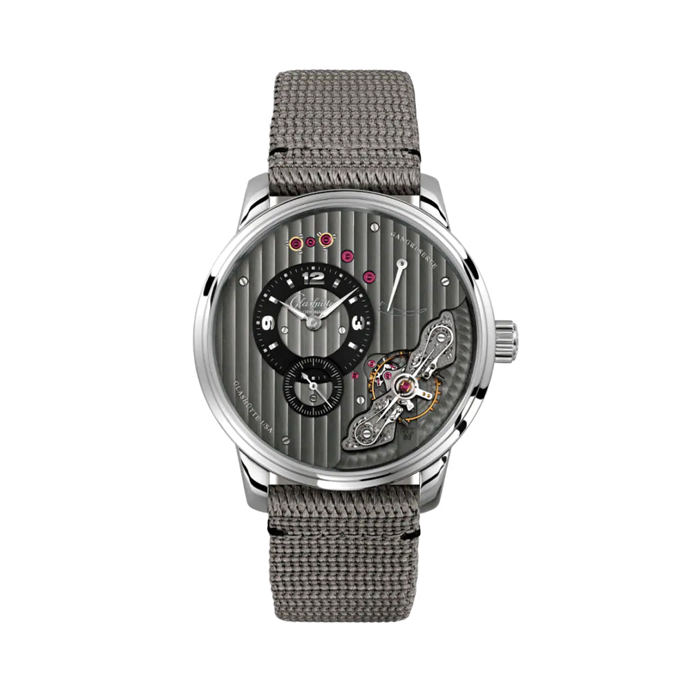 PanoInverse 42mm - Black on Synthetic Strap | Teddy Baldassarre