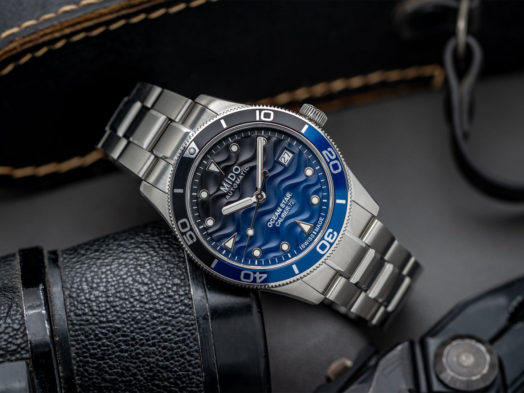 Ocean Star 39mm - Blue on Bracelet | Teddy Baldassarre