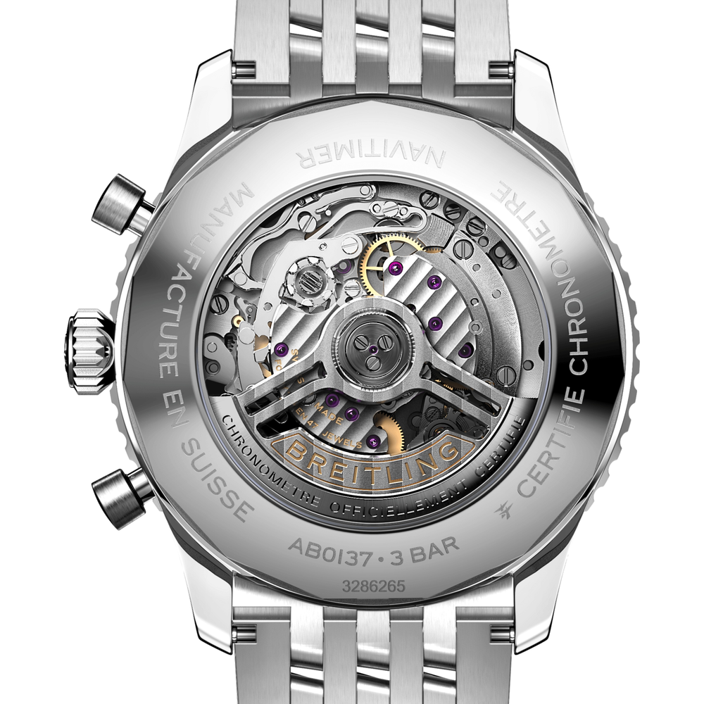 Navitimer B01 Chronograph 46mm Stainless Steel - Blue | Teddy Baldassarre