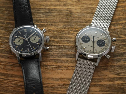 American Classic Intra-Matic Chronograph H 40mm - Brown on Leather Str ...