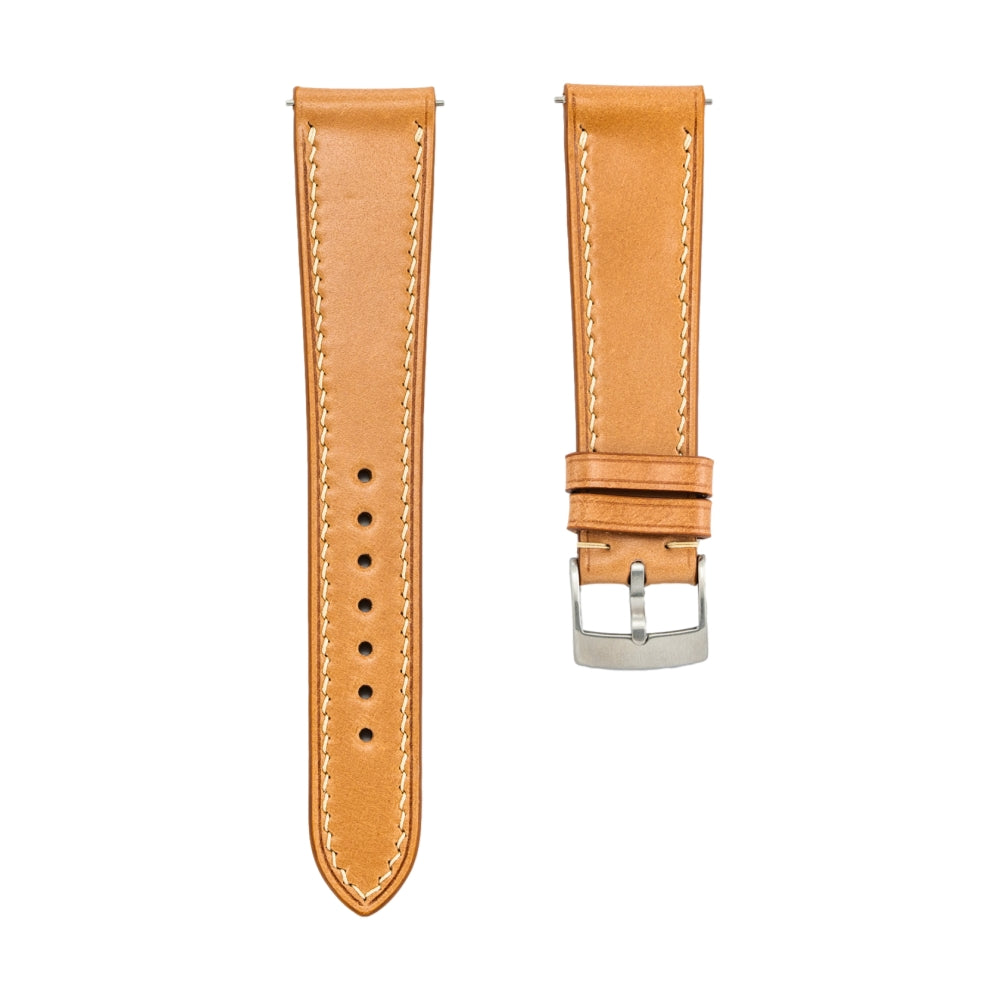 Natural Shell Cordovan Slim Strap | Teddy Baldassarre