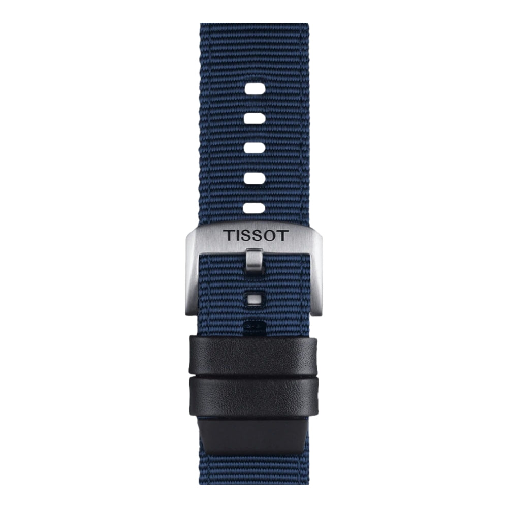 Tissot Official Blue Fabric Strap 22mm | Teddy Baldassarre